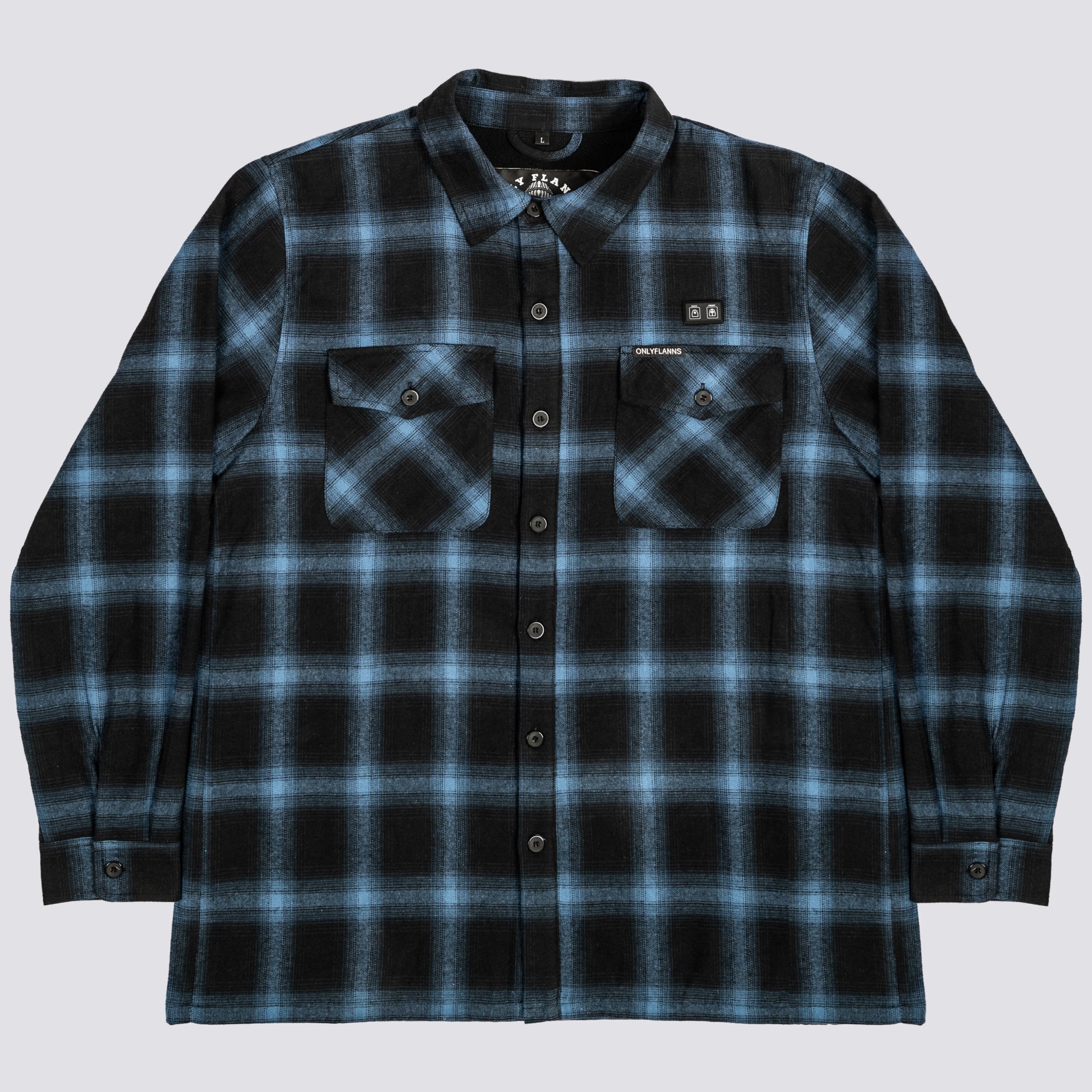 ONLYFLANNS ELECTRIC BLUE HEATED FLANNELETTE SHIRT – ScottNo Adventure Co